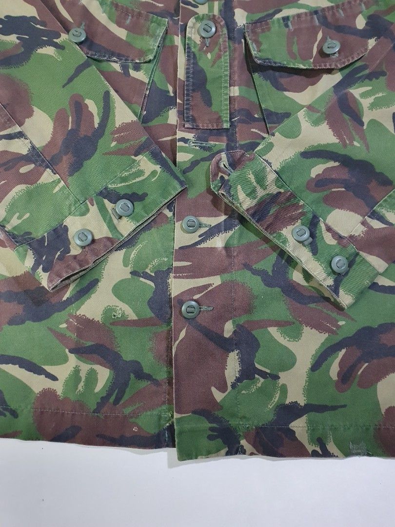 NATO ISSUE WOODLAND DPM COMBAT CAMO OVERSHIRT, Men's Fashion, Coats ...