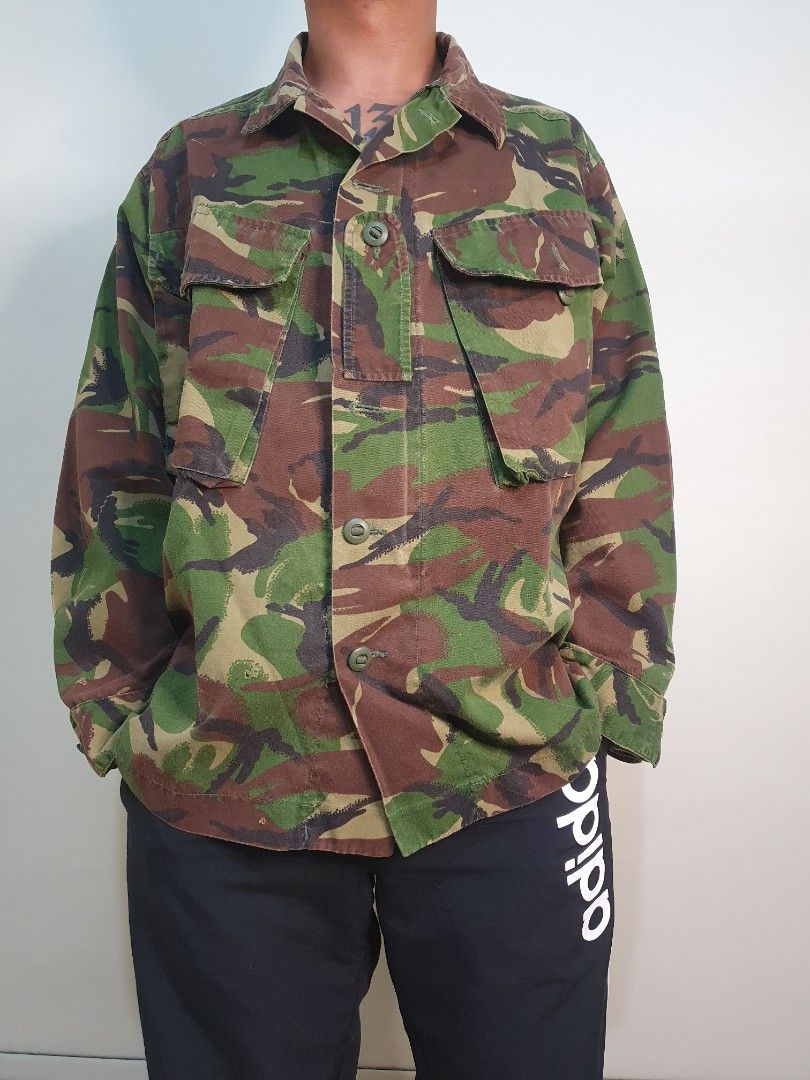 NATO ISSUE WOODLAND DPM COMBAT CAMO OVERSHIRT, Men's Fashion, Coats ...
