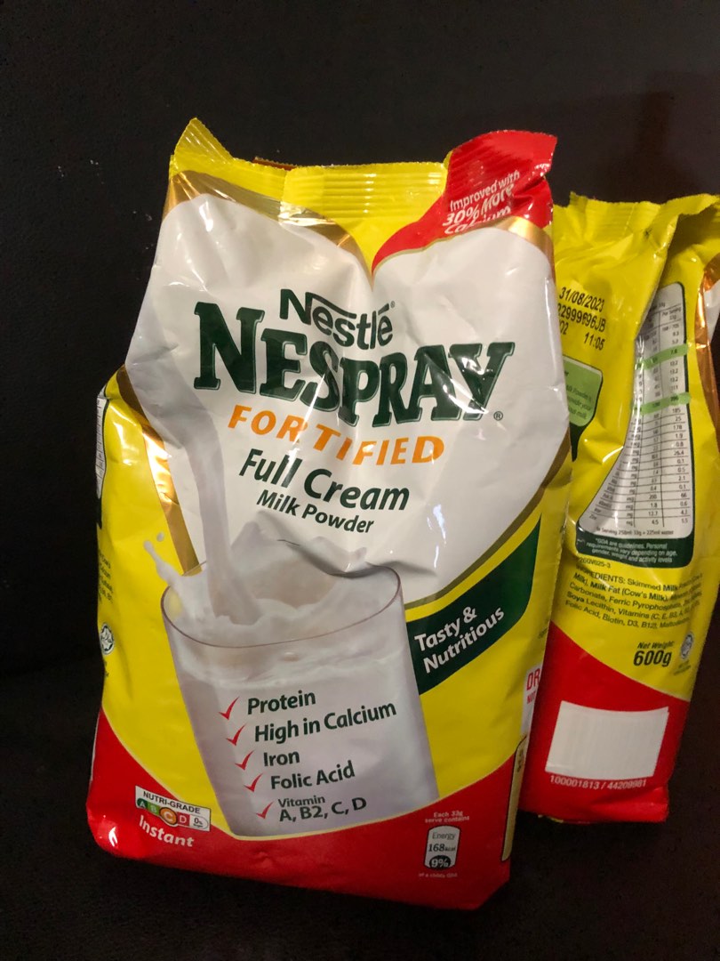 Nestle Nespray Fortified Full Cream Milk Powder, Food & Drinks ...