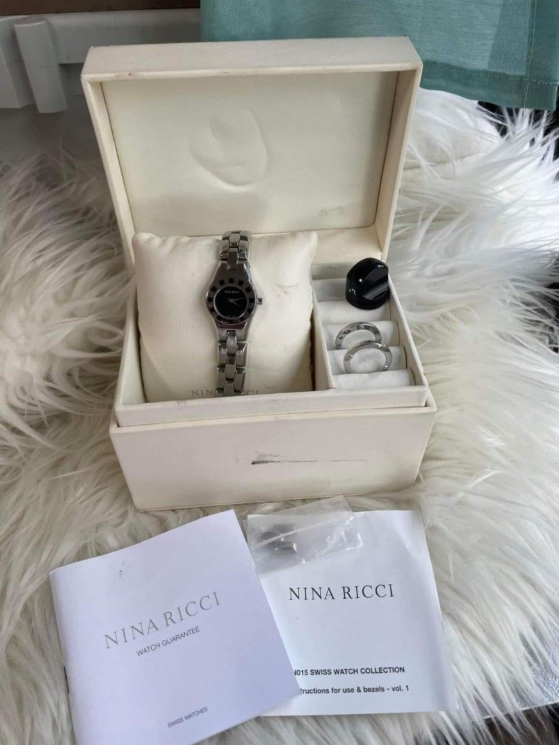 Nina Ricci Watch with extra bezel on Carousell