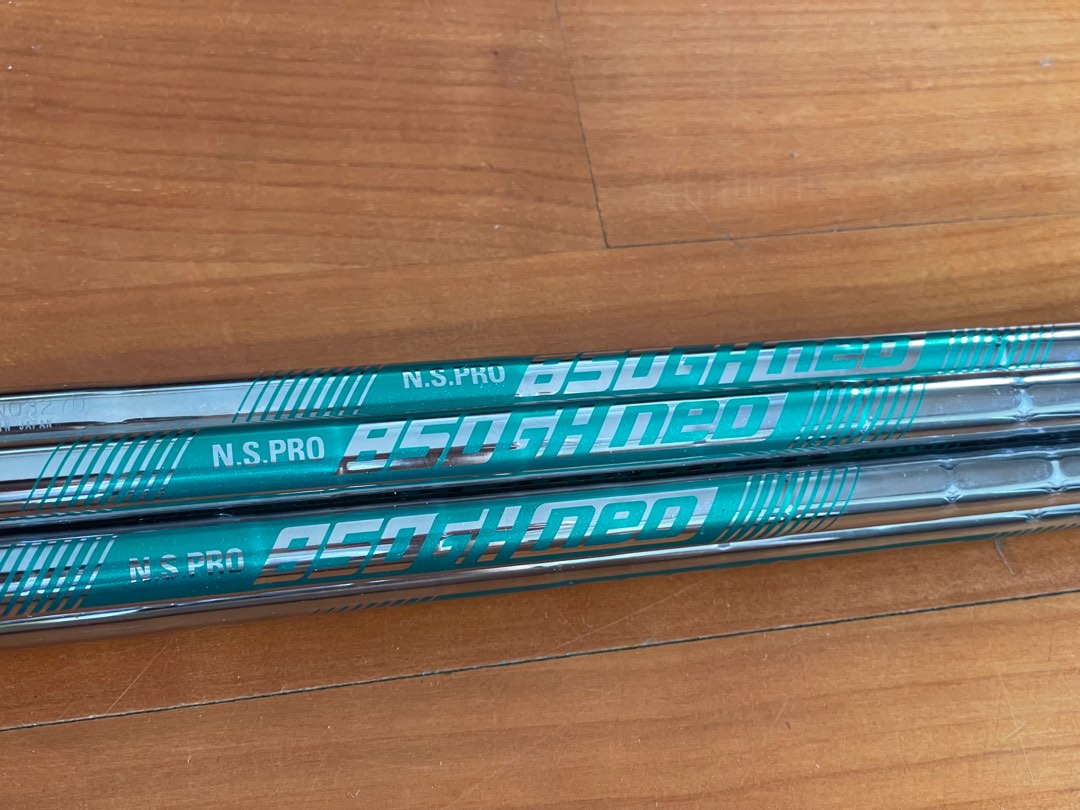 Nippon NS Pro 850 GH Neo iron shafts - 4-PW - S flex - MINT CONDITION ...