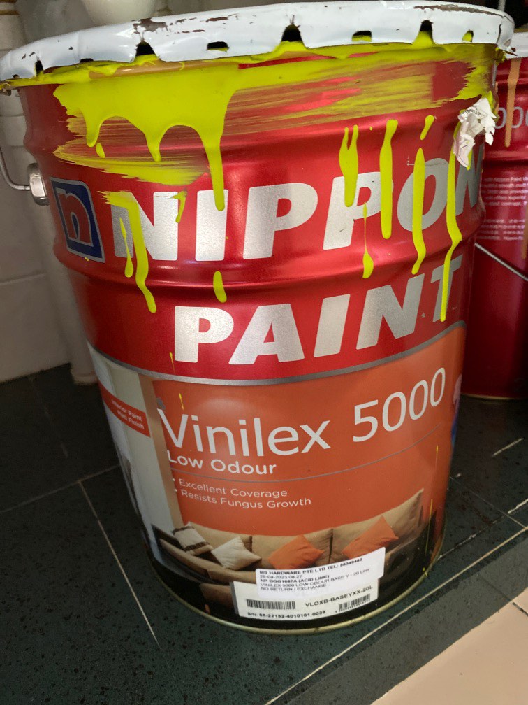 Nippon Paint Vinilex 5000- 3 colours, Furniture & Home Living, Home ...