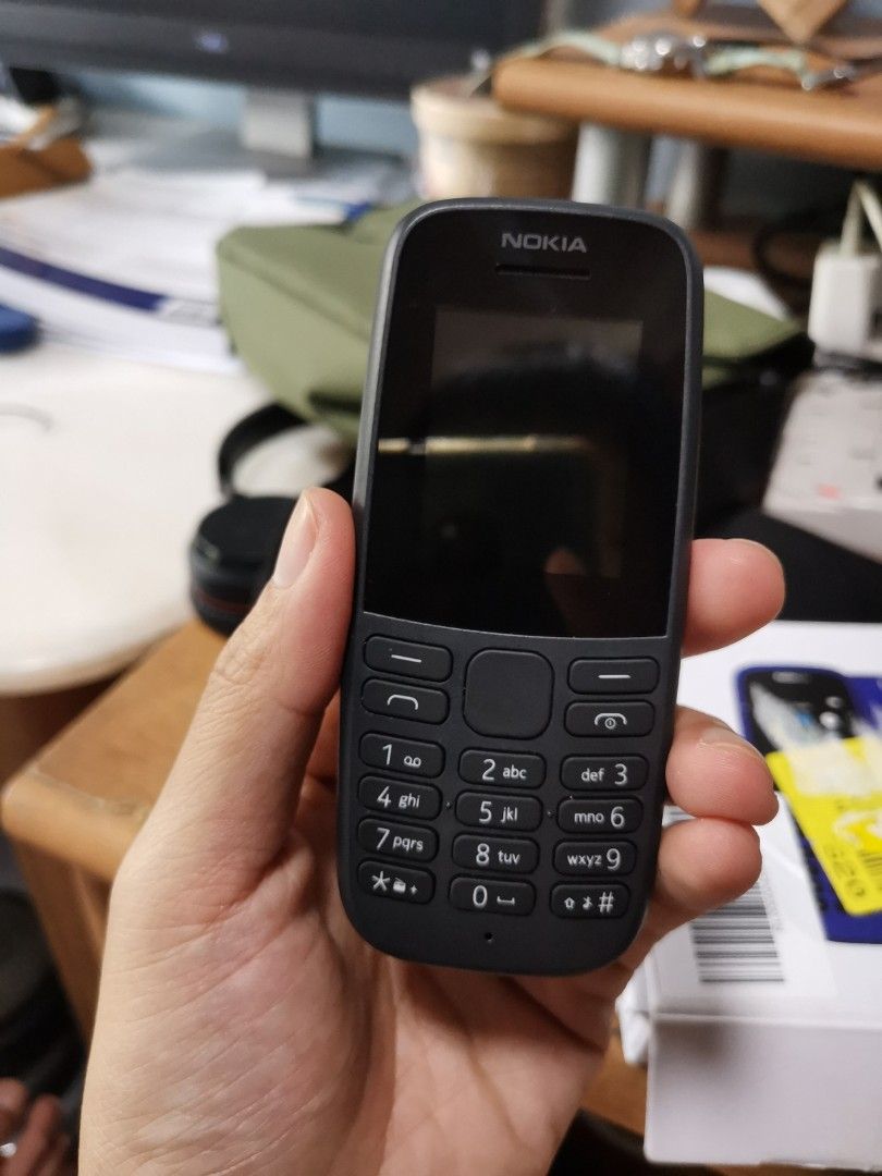 Nokia 105 TA -1203 2G Single Sim - Arabic Black | TA -1203, Mobile ...