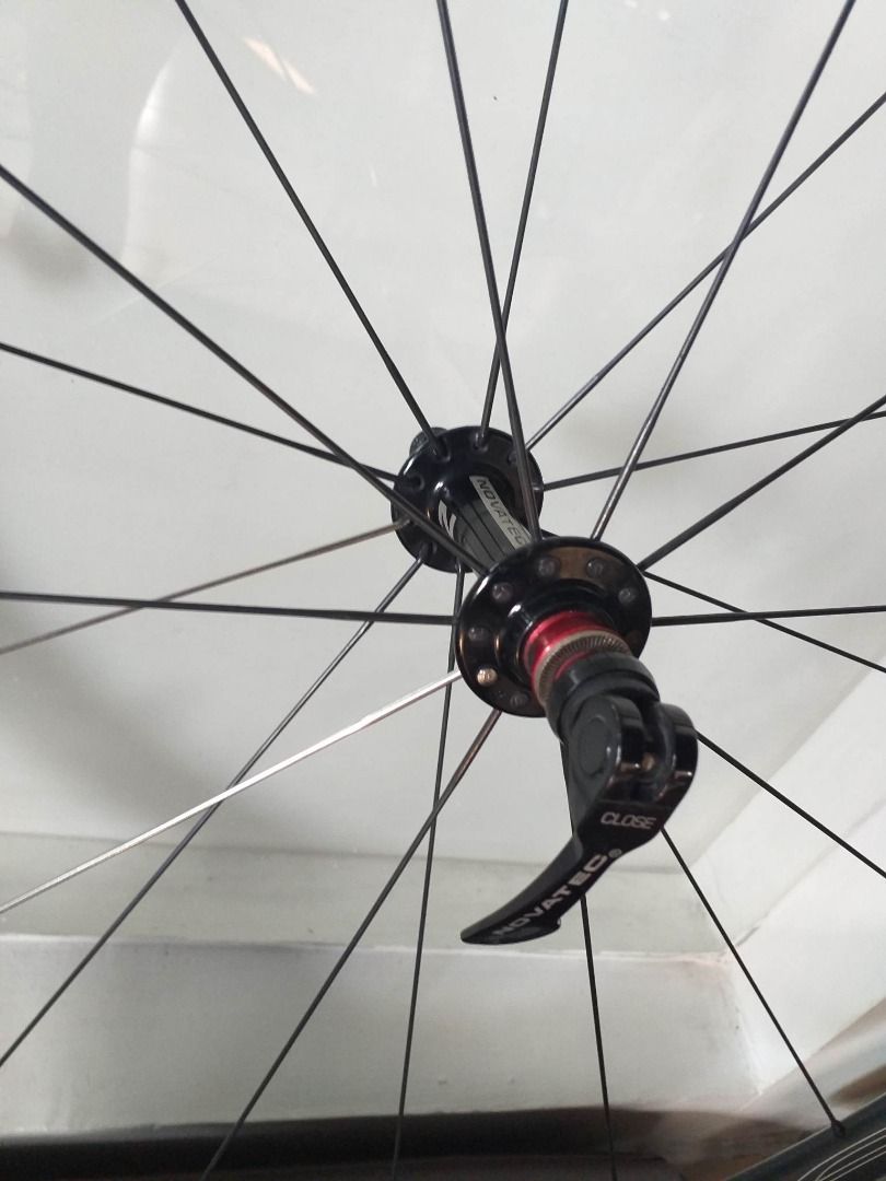NOVATEC JETFLY WHEELSET 11.5k nego pa dami pa LIBRE!, Sports Equipment ...