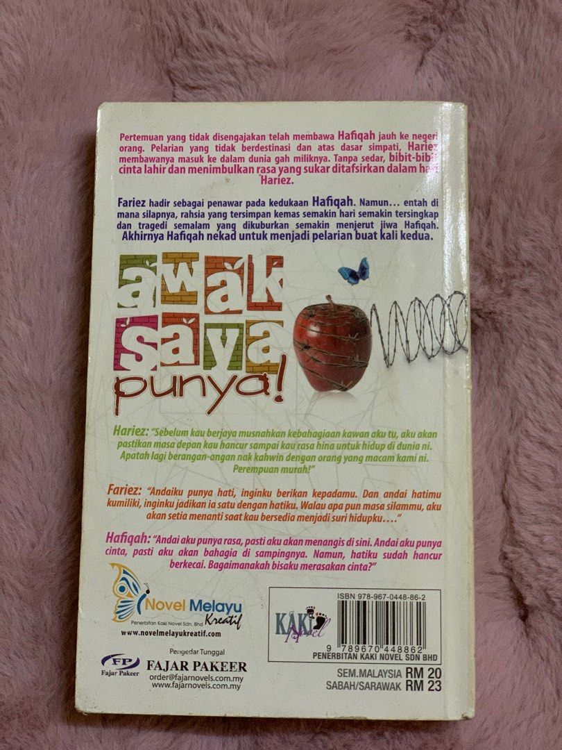 NOVEL AWAK SAYA PUNYA ! BY HEE-DA, Hobbies & Toys, Books & Magazines ...