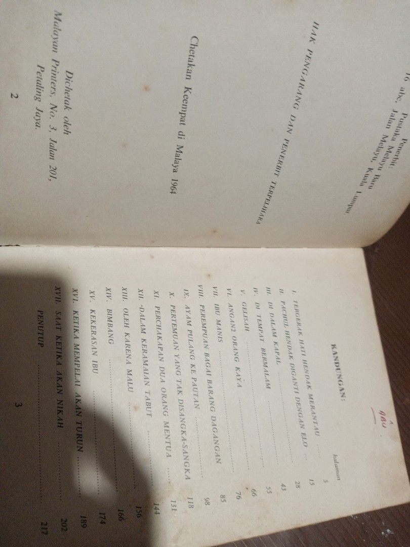 Novel Buku Lama Melayu Karena Mentua 1964 Hobbies And Toys Books