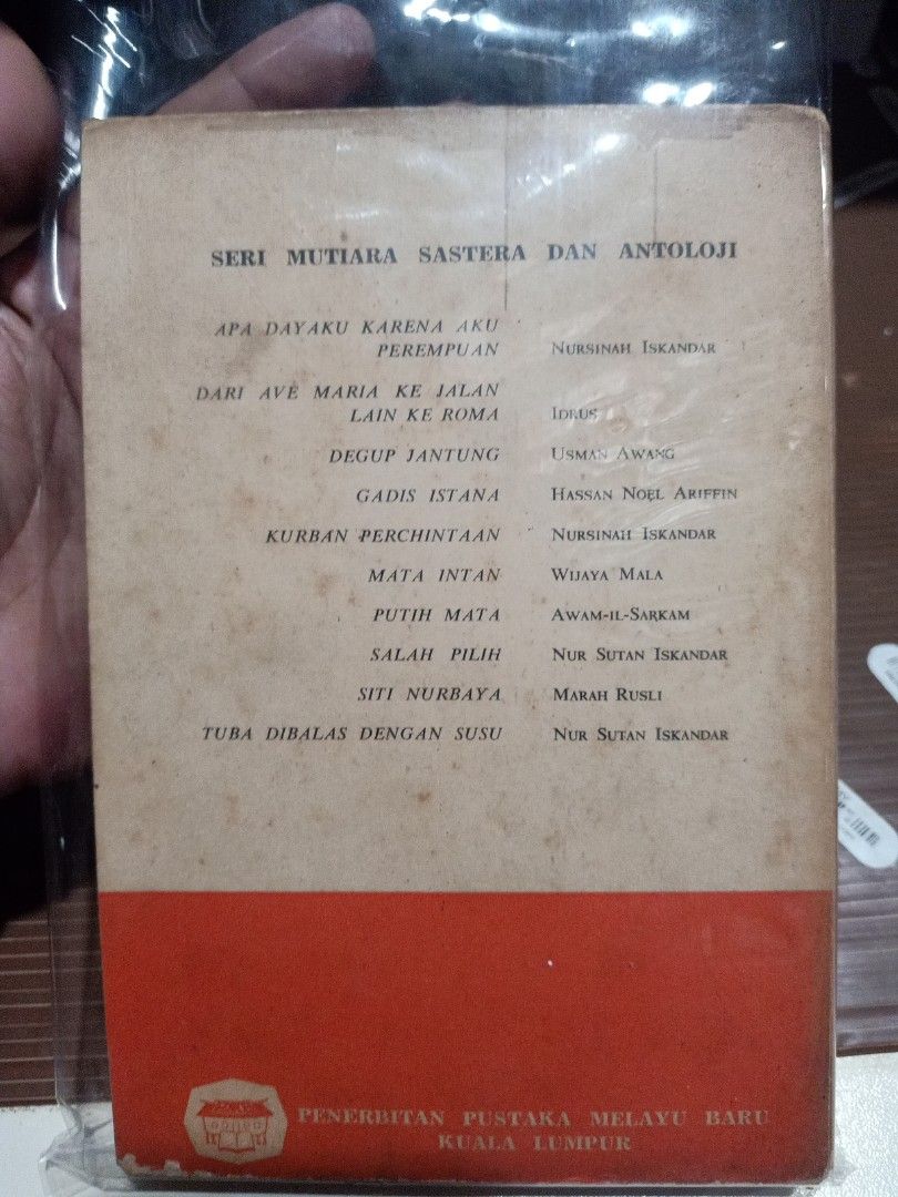 Novel Buku Lama Melayu Karena Mentua 1964 Hobbies And Toys Books