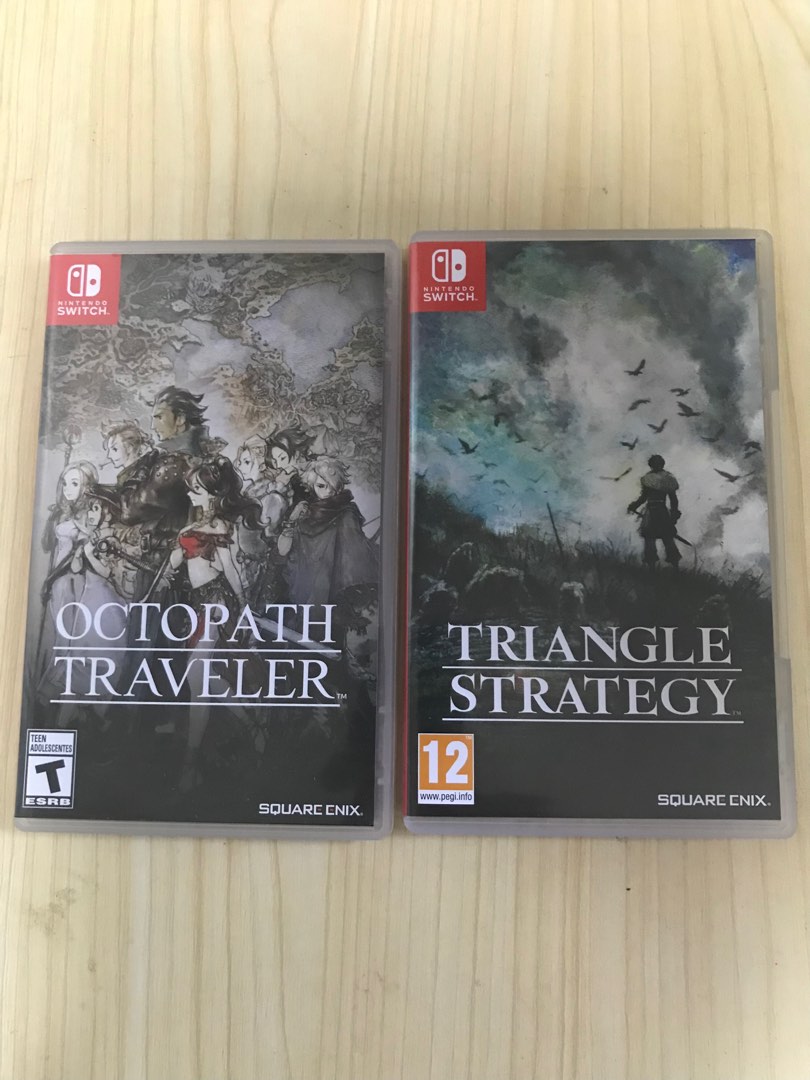 Octopath Traveler & Triangle Strategy for Switch, Video Gaming, Video ...