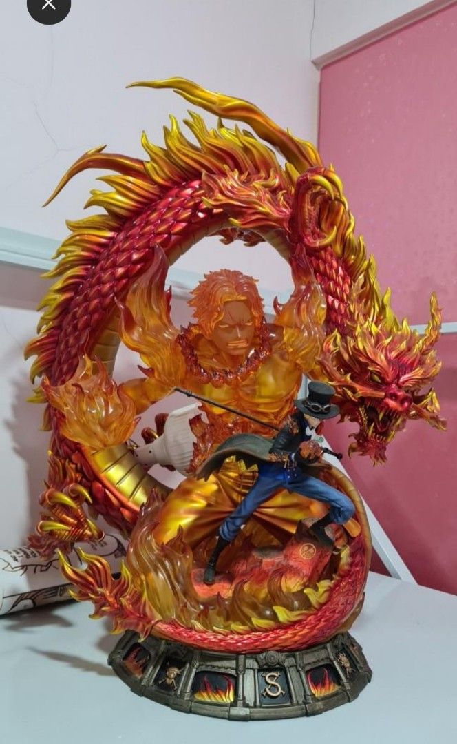 One piece manga anime DT Studio - Sabo statue, Hobbies & Toys, Toys ...