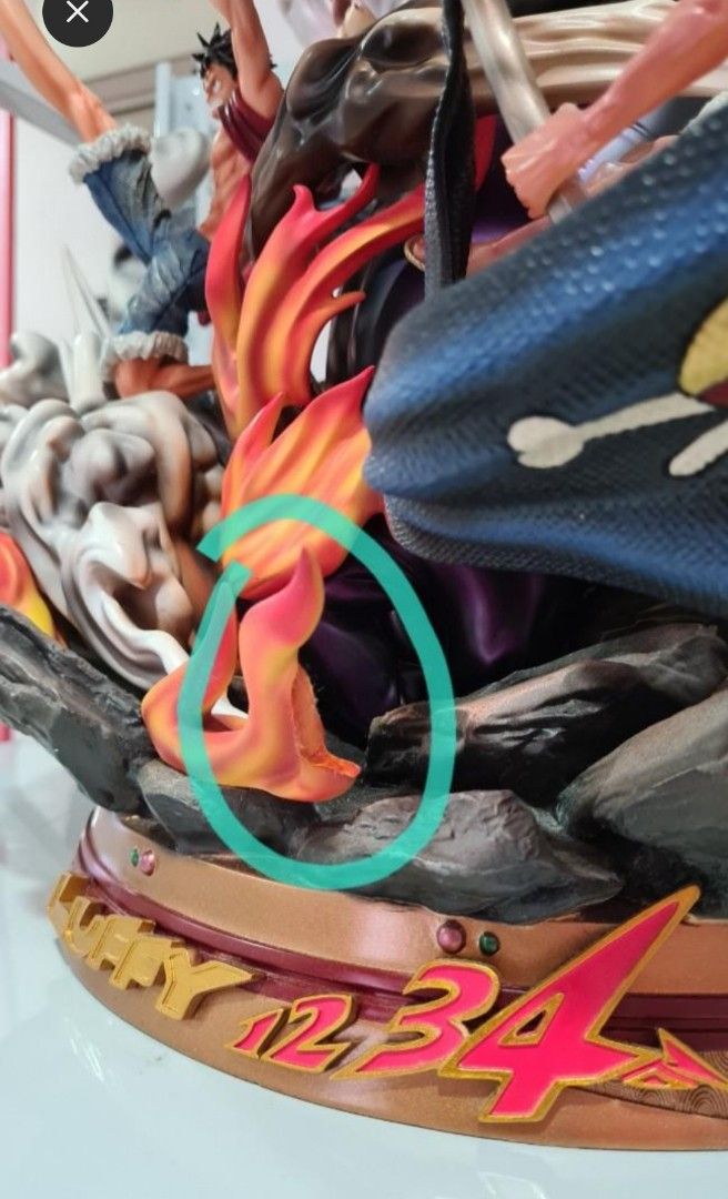 One piece statue black pearl studio Luffy gear 1, 2, 3 and 4, Hobbies ...