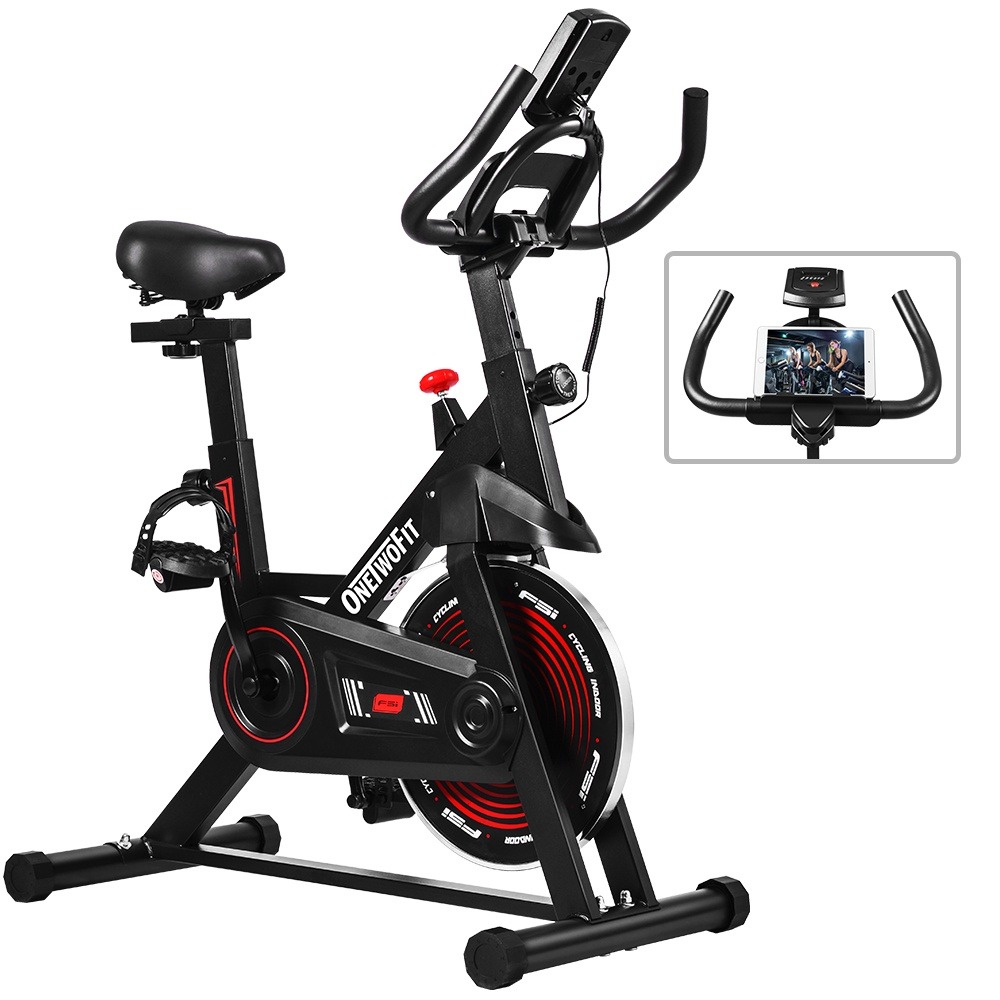 OneTwoFit 6KG FlyWheel Spin Bike, Sports Equipment, Exercise & Fitness ...