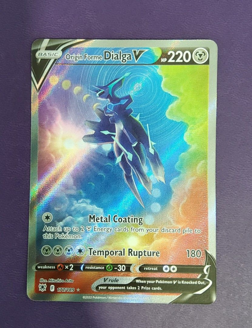 origin forme dialga v alternate art, Hobbies & Toys, Toys & Games on ...