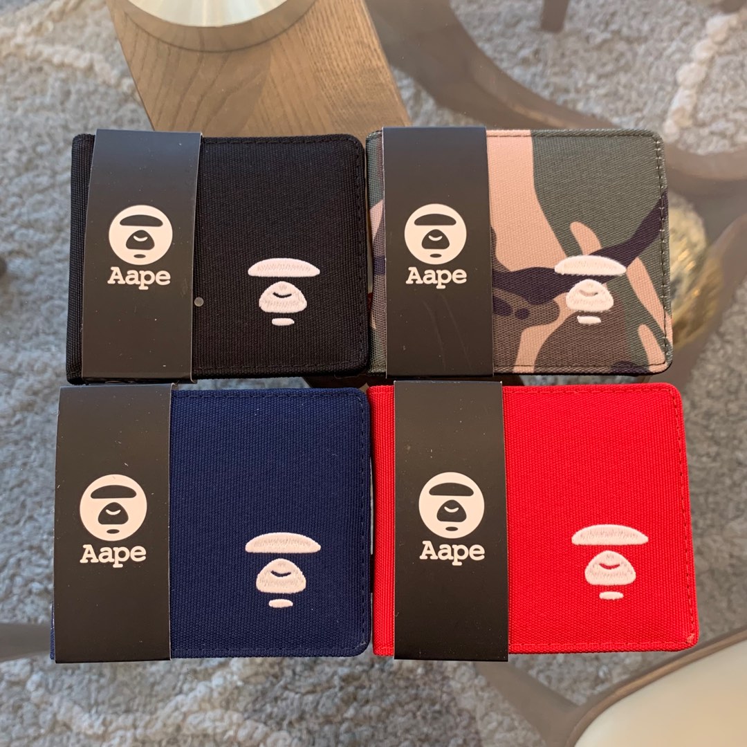 Original Aape Wallet, Men's Fashion, Watches & Accessories, Wallets ...