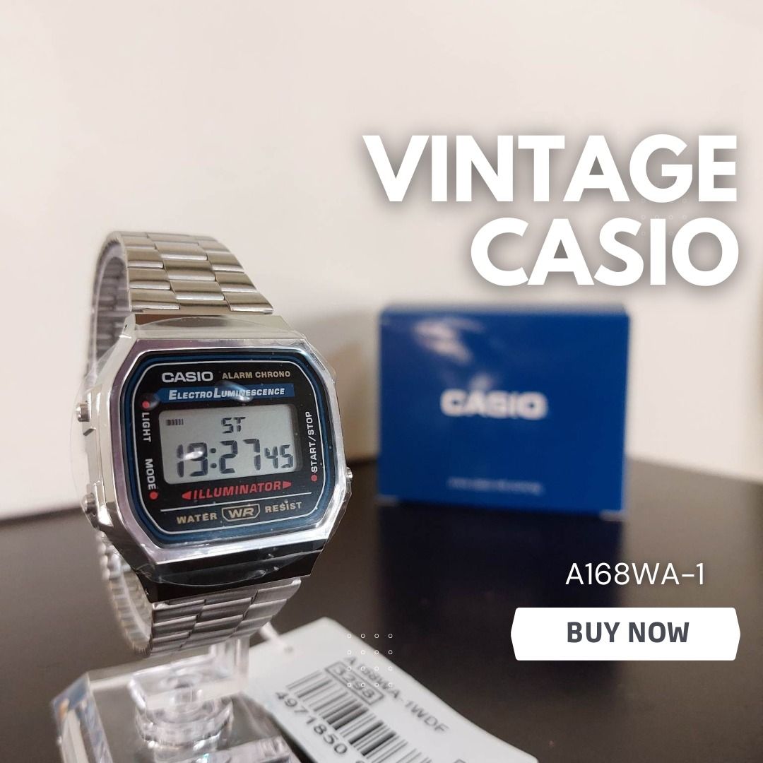 Original Vintage Casio A168WA-1 on Carousell