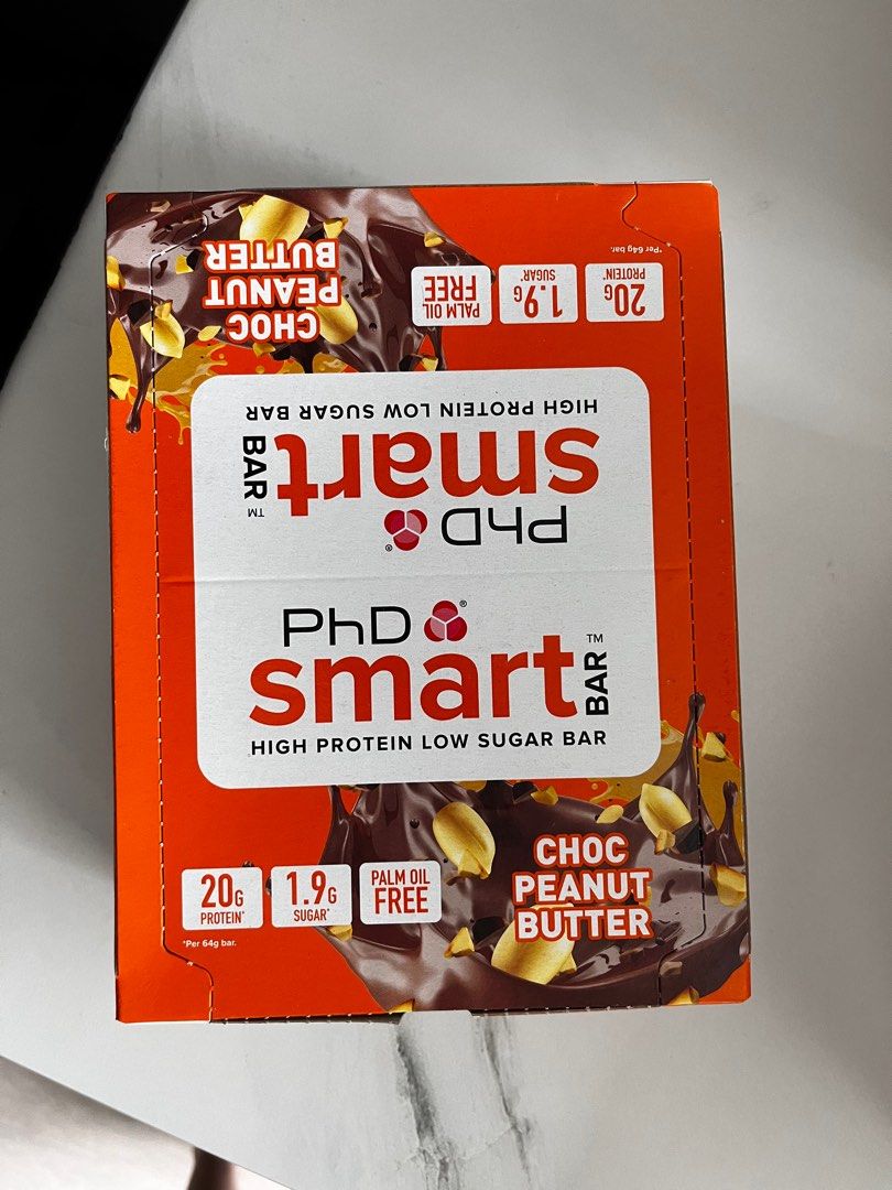 Phd smart choc peanut butter protein bar, Food & Drinks, Packaged ...