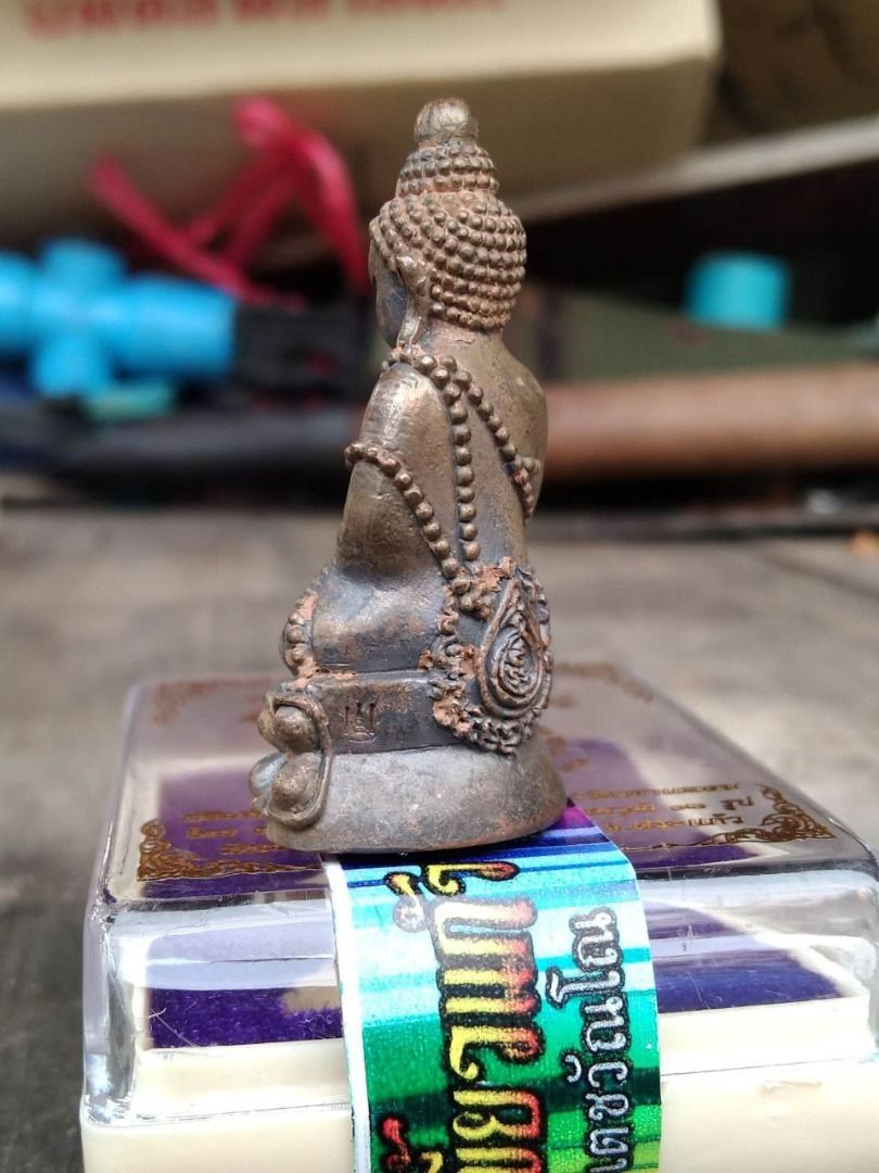 Phra Kring made of Nawa, alloy, old slate Wat Khao Laem , temple of Lp ...