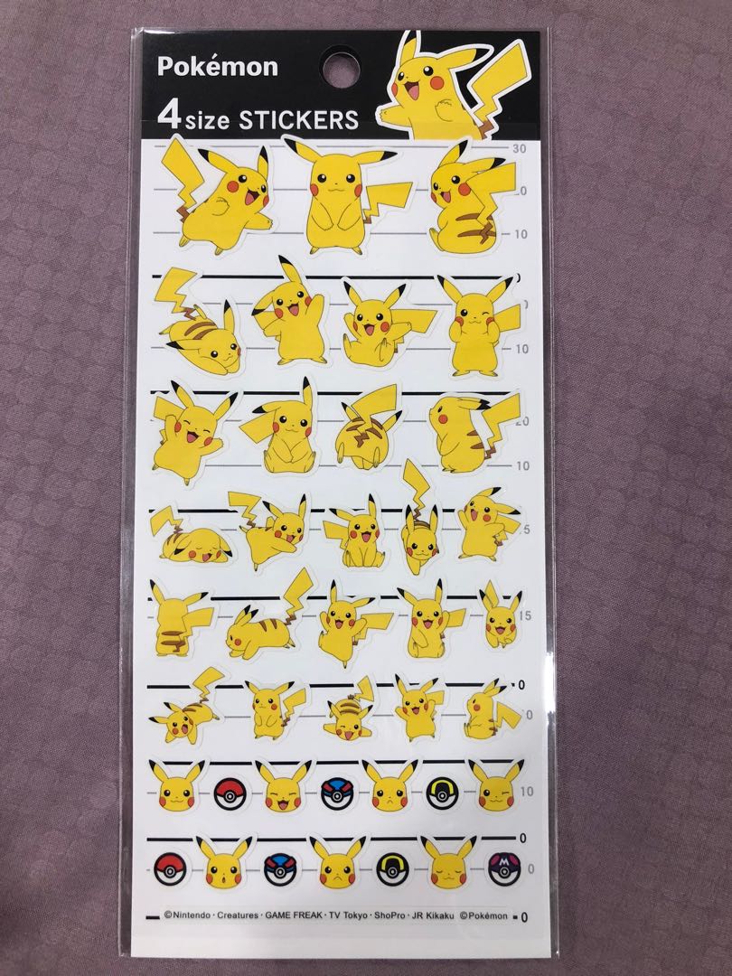 Pikachu stickers, Hobbies & Toys, Stationery & Craft, Occasions & Party ...