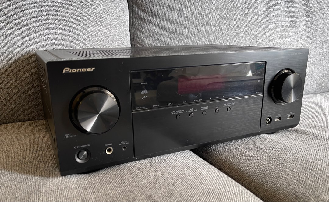 Pioneer AV Receiver Amplifier 擴音機 Pioneer VSX-823-K, 音響器材, 音樂播放裝置 MP3及CD Player - Carousell