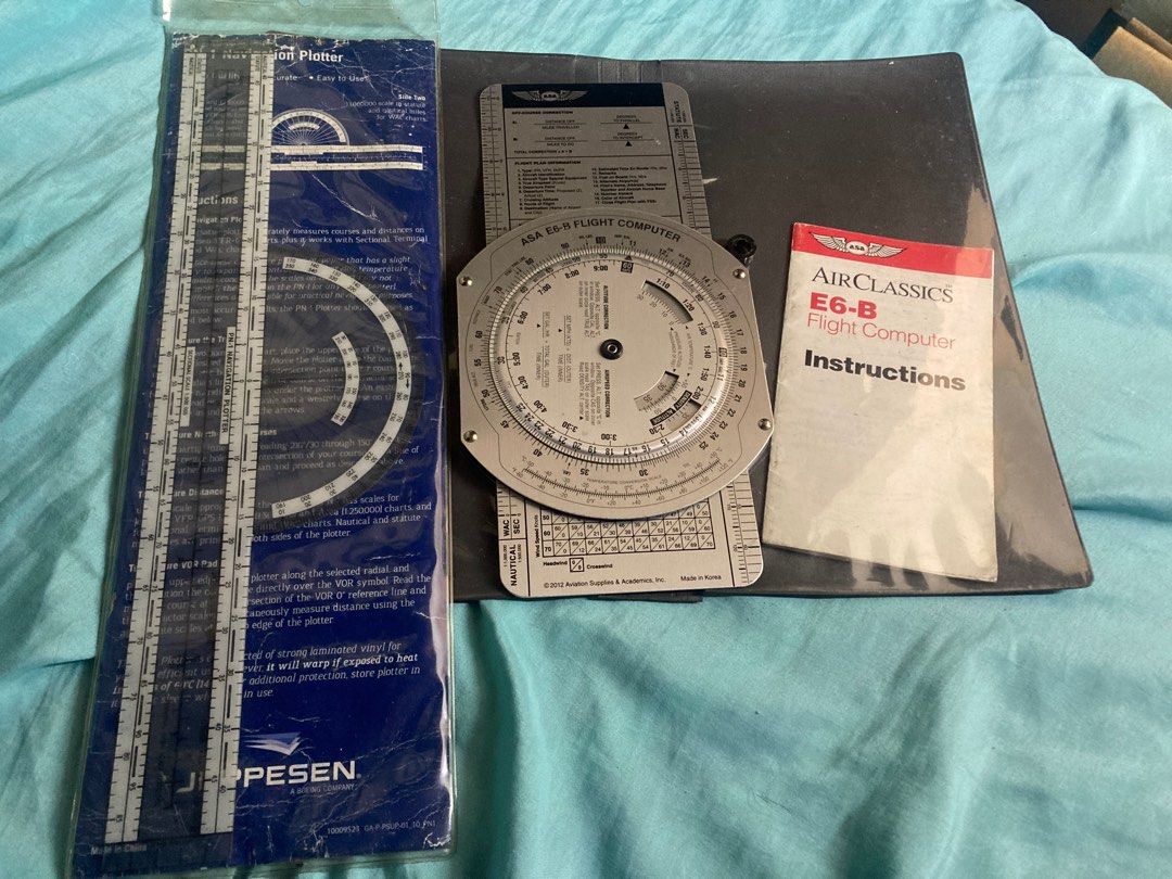 PN-1 Navigation Plotter and E6b Flight Computer, Hobbies & Toys, Stationary & Craft, Stationery ...