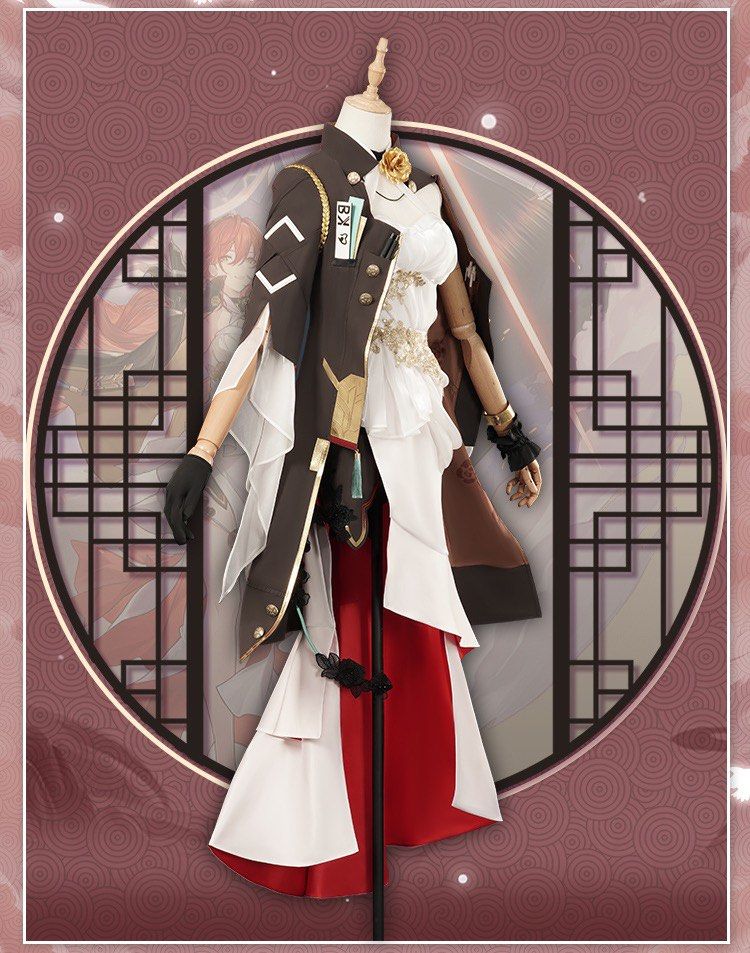 [PO] Himeko Honkai Star Rail Cosplay Costume Wig, Hobbies & Toys ...