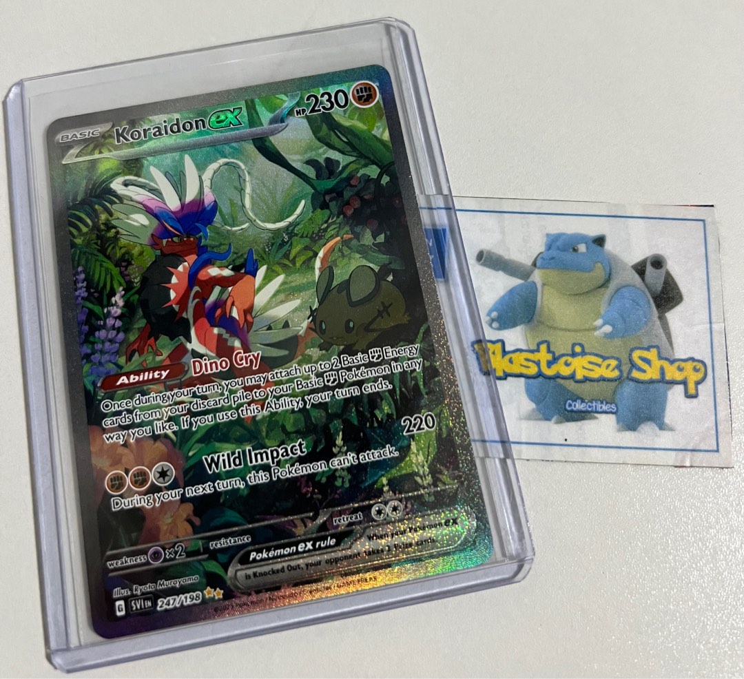 Pokemon Card Koraidon ex SIR Special Illustration Rare Scarlet & Violet ...