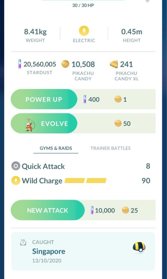 Pokemon Go Shiny Ash Pikachu Rare, Video Gaming, Gaming Accessories, In ...