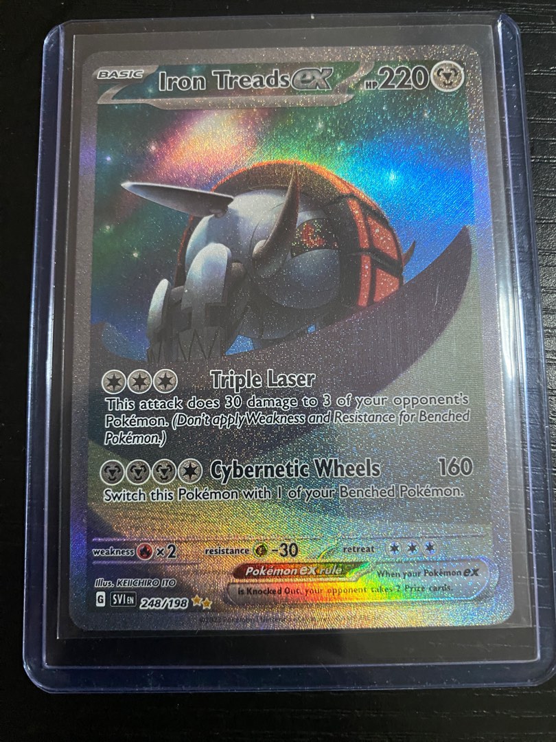 Pokemon Iron Treads Ex Scarlet Violet Base Set SV SV1 248/198 AA SAR ...