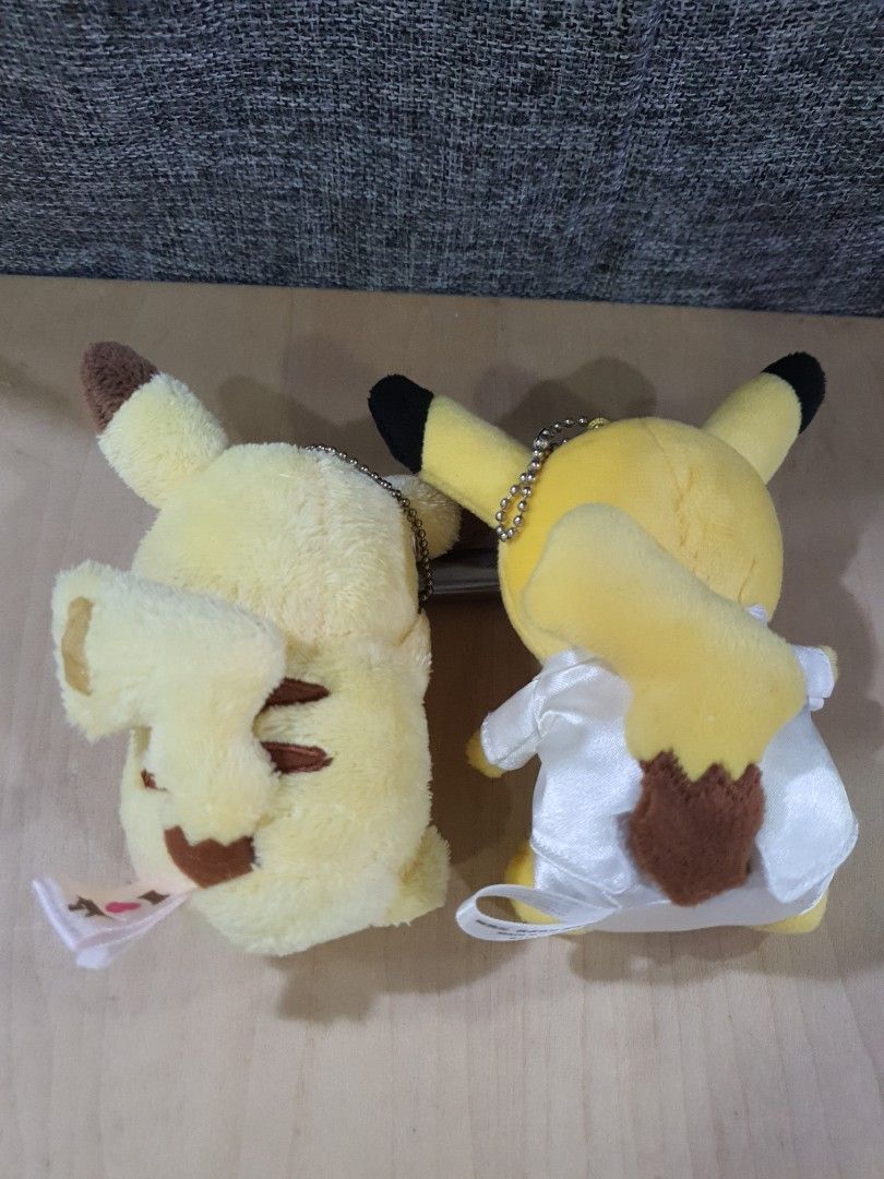Pokemon Pikachu keychain plush, Hobbies & Toys, Toys & Games on Carousell