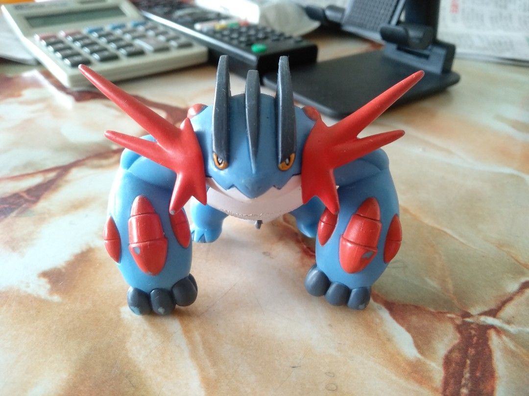 Pokemon Tomy Mega Garchomp Mega Ampharos Mega Swampert Chansey Shiny ...