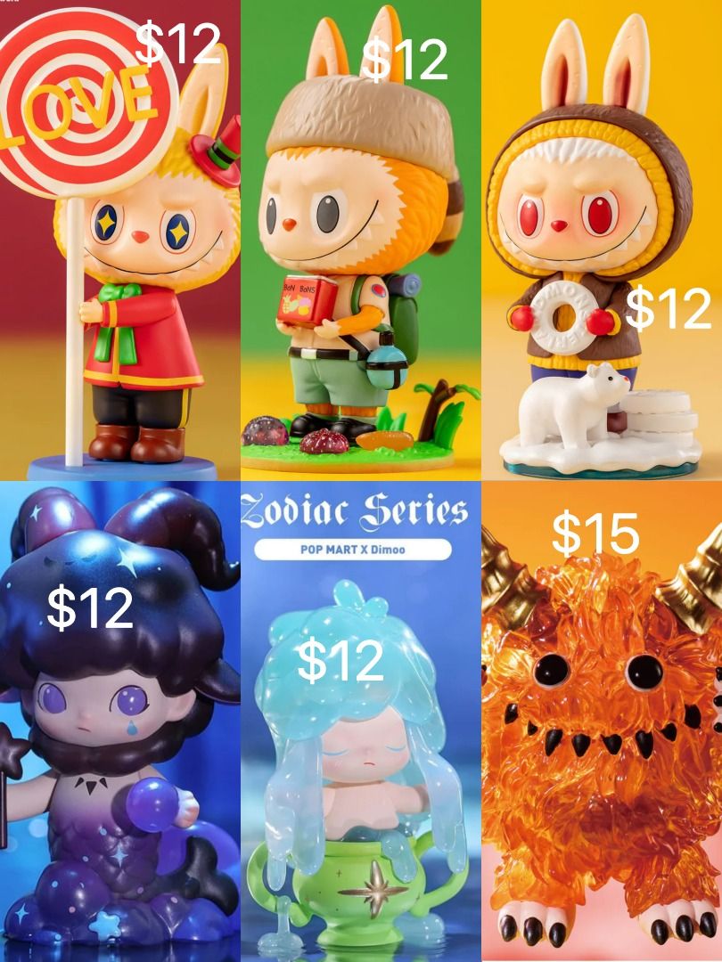 popmart clearance labubu The Monsters Candy, Dimoo Jurassic World ...