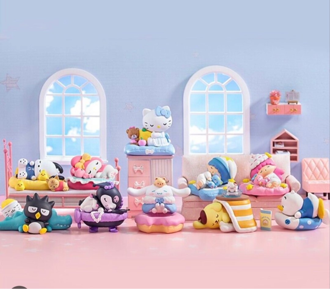 Popmart sanrio characters falling asleep series, Hobbies & Toys, Toys ...