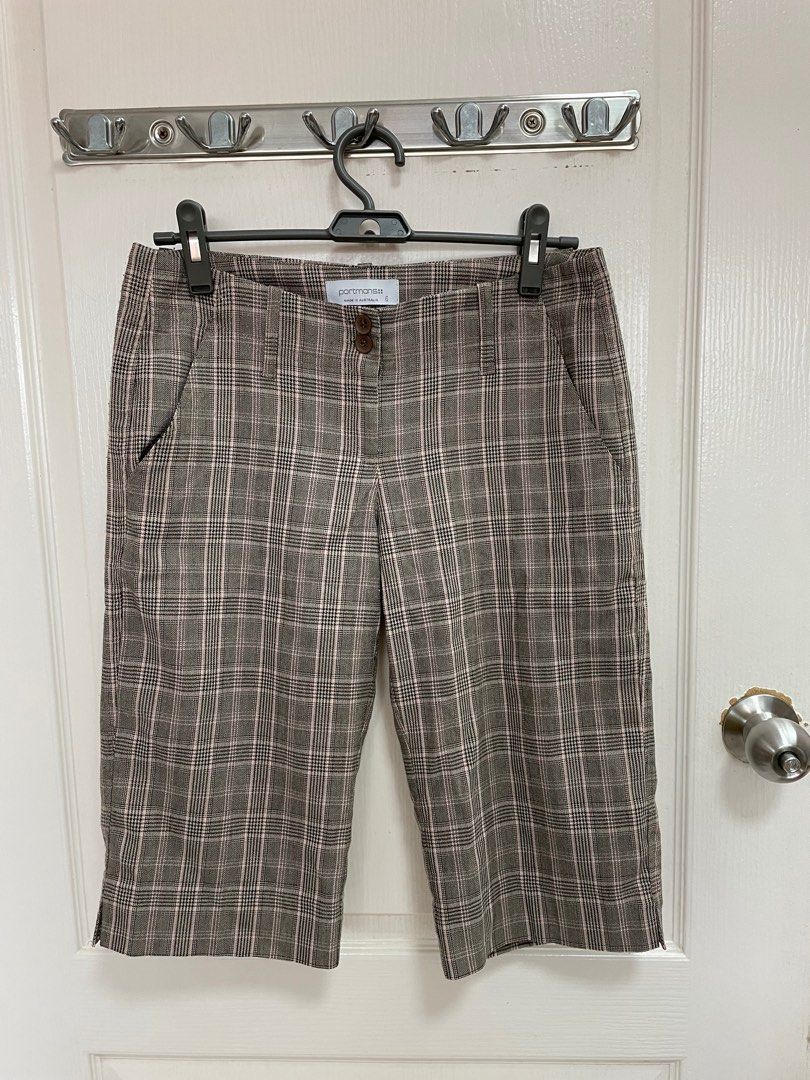 portmans tweed three quarter pants / berms, Women's Fashion, Bottoms ...