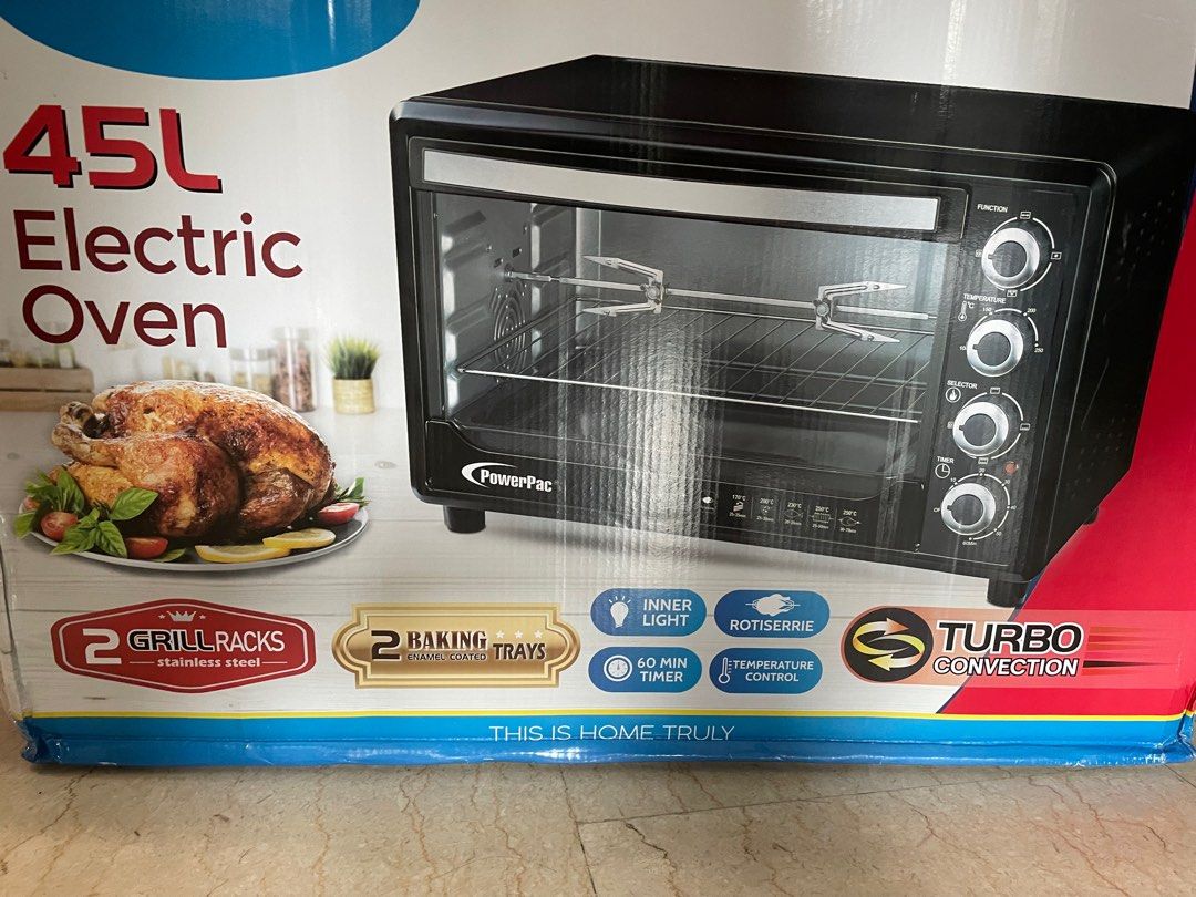 Power Pac Oven 45L, TV & Home Appliances, Kitchen Appliances, Ovens & Toasters on Carousell