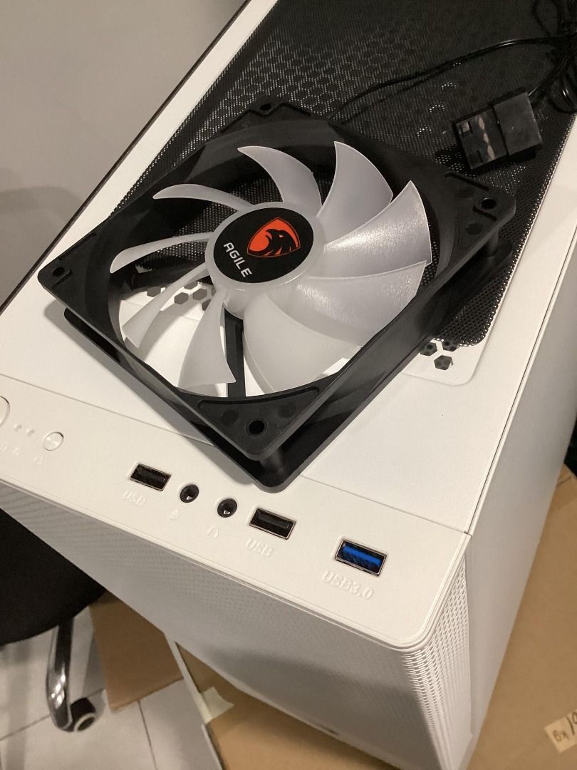 Powerlogic B02 Frieden Tempered Glass Gaming Series PC Case White ...