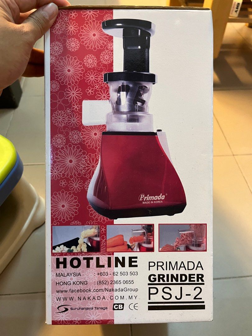 Primada Grinder PSJ-2 (to be used with PSJ-1) brand new, TV & Home ...