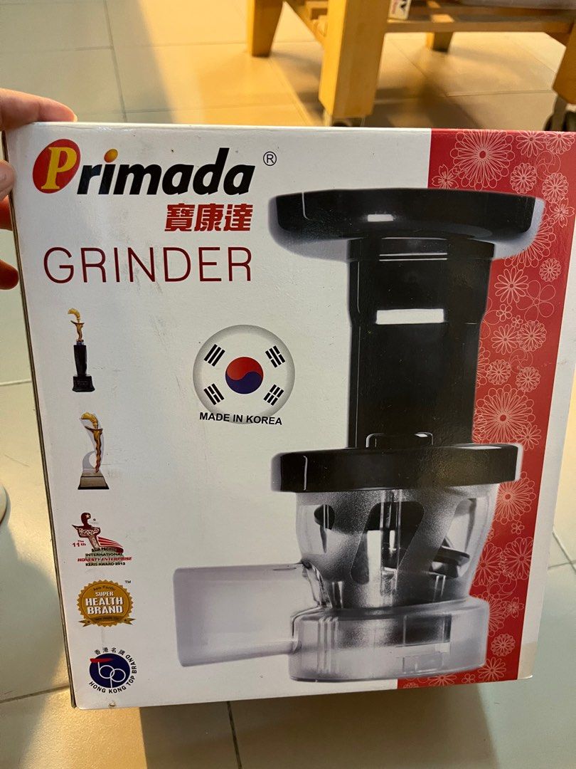 Primada Grinder PSJ-2 (to be used with PSJ-1) brand new, TV & Home ...