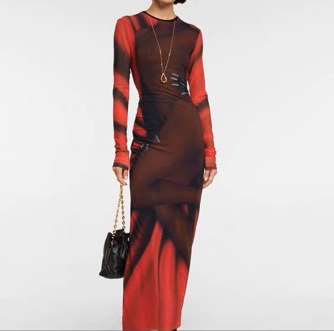 Printed body con dress, Women's Fashion, Dresses & Sets, Dresses on ...
