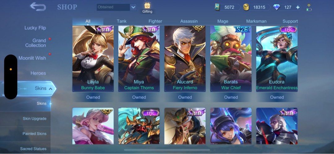 Pro MLBB account, Video Gaming, Gaming Accessories, Game Gift Cards ...
