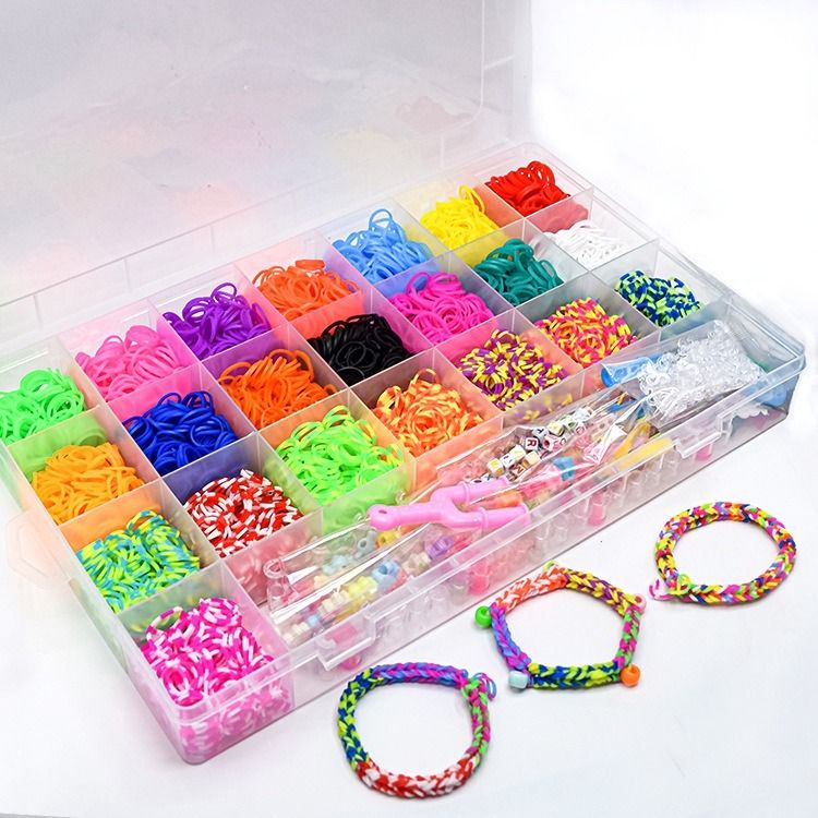 Rainbow Loom Band Kit - Bracelet Design Craft Kit, Hobbies & Toys ...
