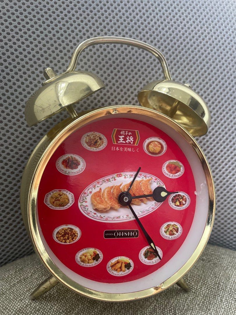 FOODIES ALARM!! Unique Collectors Vintage Dial Analog Alarm Clock ...
