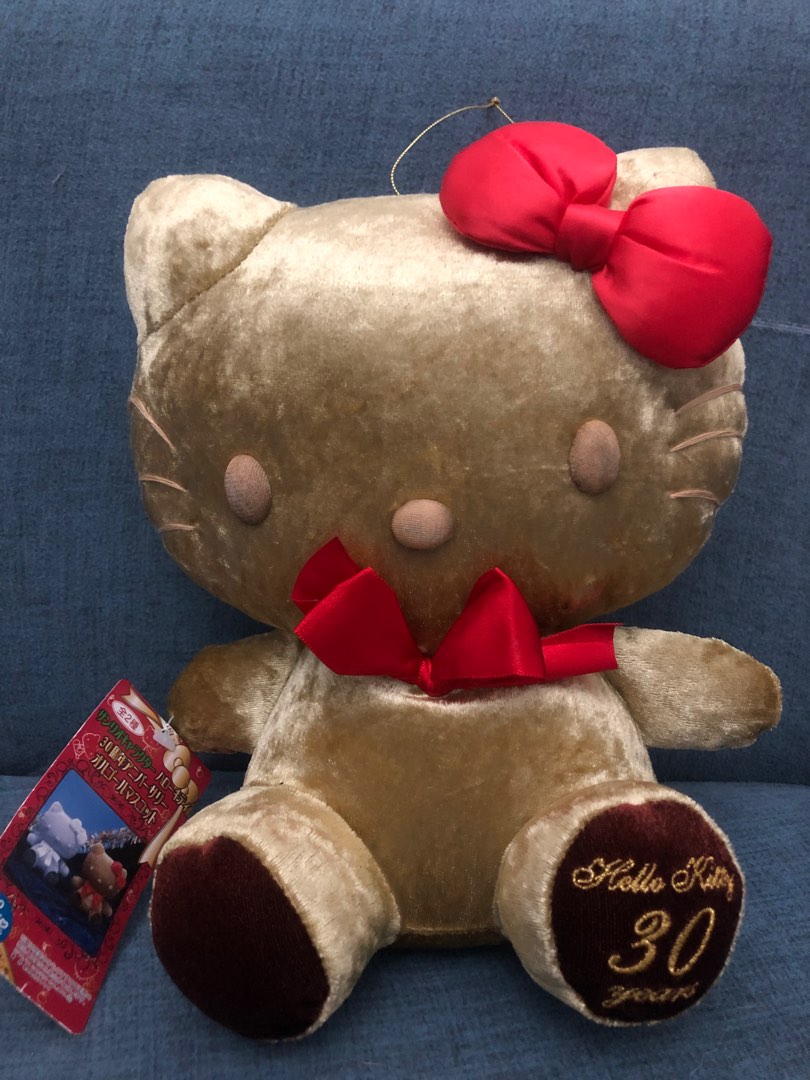 RARe: HELLO KITTY 30 yrs plush musical on Carousell