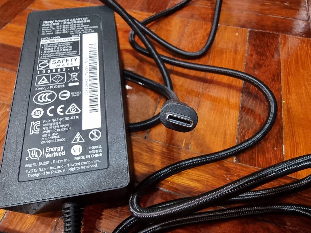 Razer Blade Laptop 100W Power Adapter (Without power cord), Computers ...