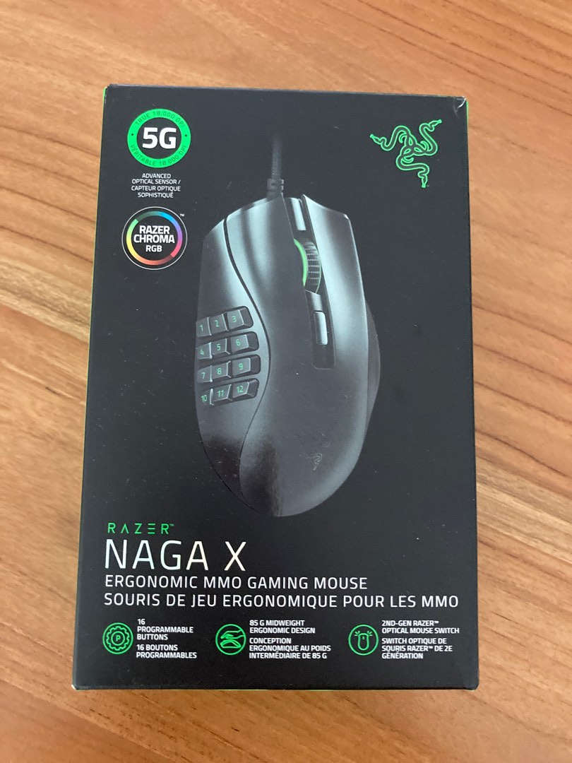 Razer Naga X MMO Mouse, Computers & Tech, Parts & Accessories, Mouse ...