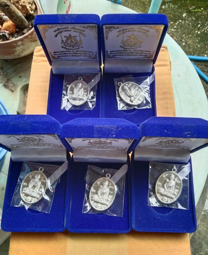 Real Silver Rian Image Lp Kalong Wat Khao Laem , temple of Lp Kalong ...