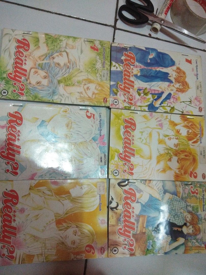 REALLY?! Komik manga seri 1-6 by m&c, Buku & Alat Tulis, Komik dan Manga di Carousell