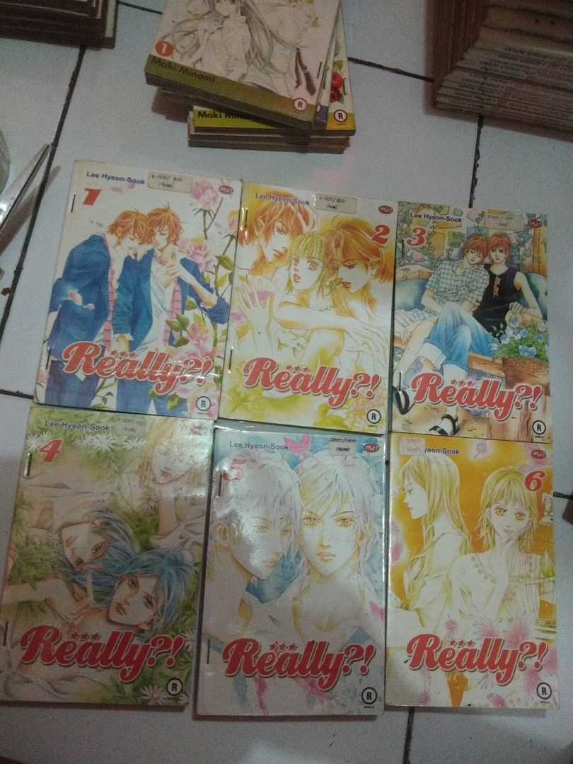 REALLY?! Komik manga seri 1-6 by m&c, Buku & Alat Tulis, Komik dan Manga di Carousell
