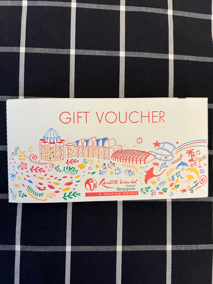 Resort world Gift Voucher, Tickets & Vouchers, Vouchers on Carousell
