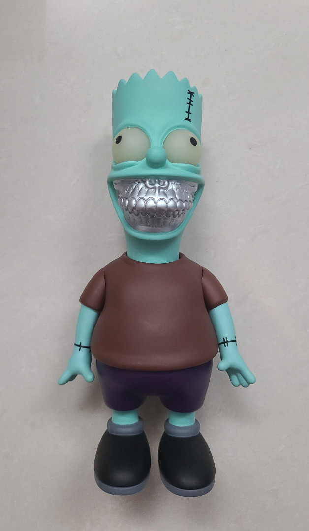 Ron English x Made by Monsters x JPS Bart Grin Platinum Grin Rare The ...