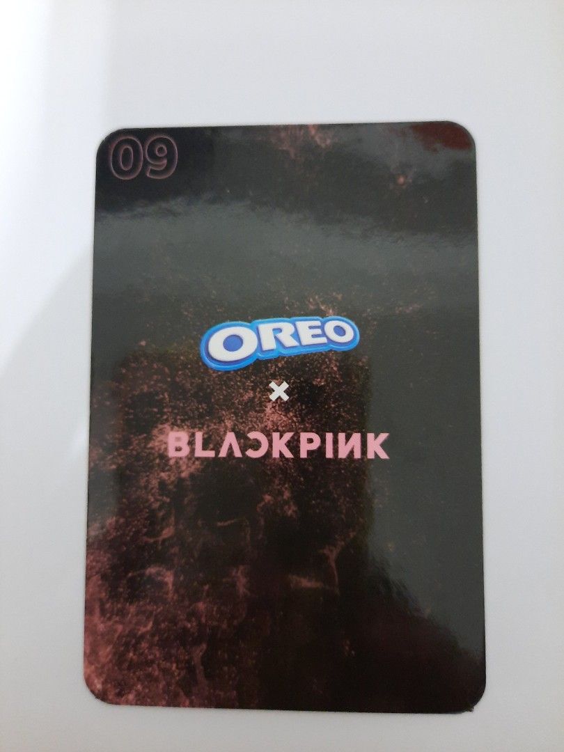 Rosé blackpink card x oreo, Hobbies & Toys, Memorabilia & Collectibles ...