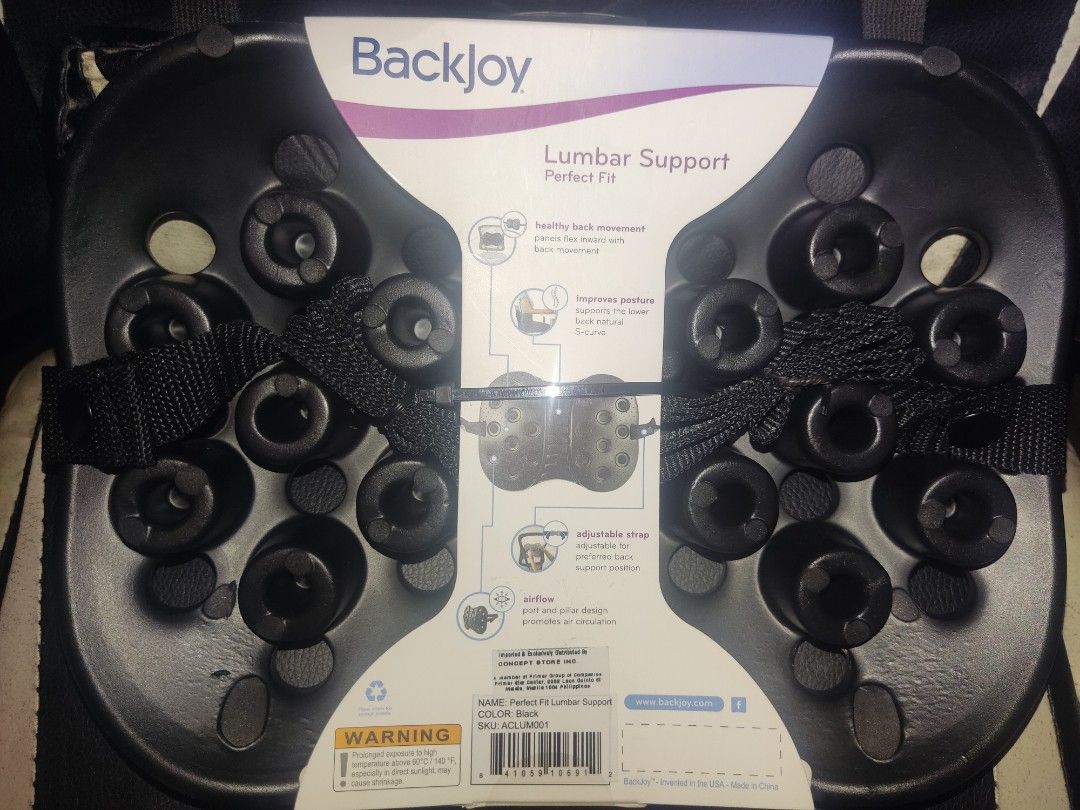 Rush! Backjoy lumbar support, Health & Nutrition, Braces, Support ...